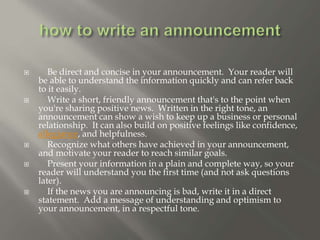 English - Announcement (Kelas X) | PPTX