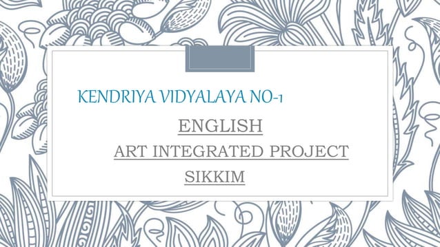 English art integrated project | PPTX