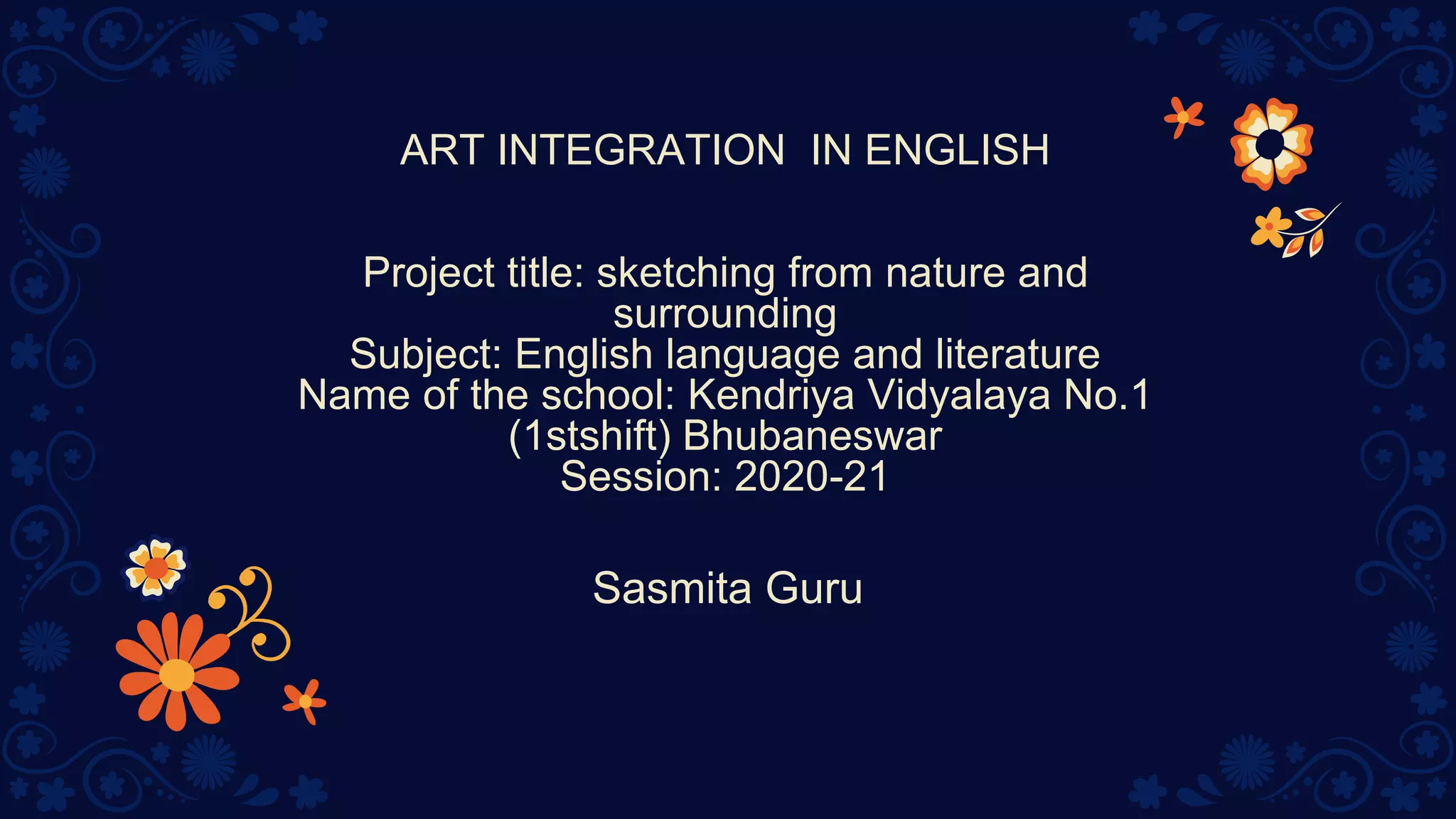 art integration Maharashtra project | PPTX