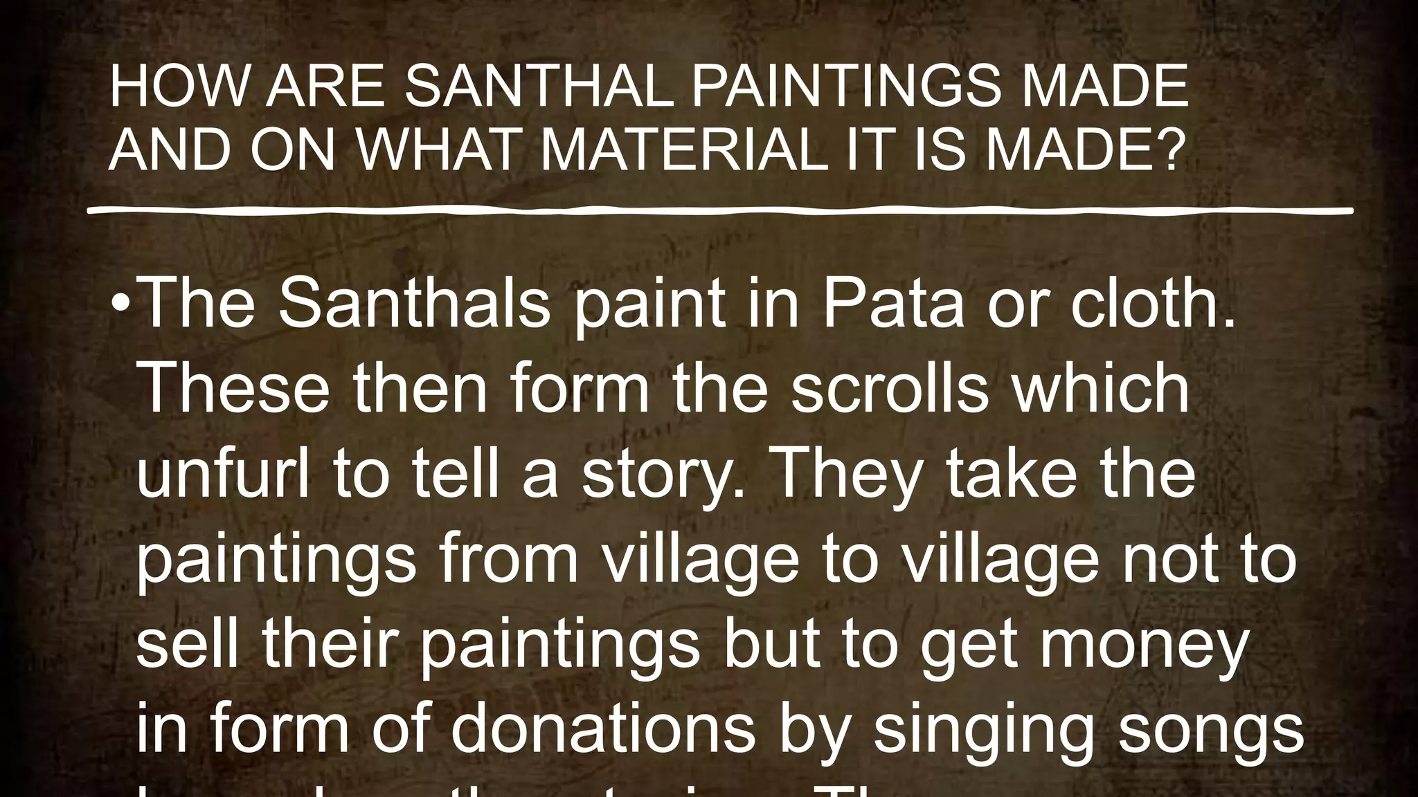 Santhal painting | PPTX