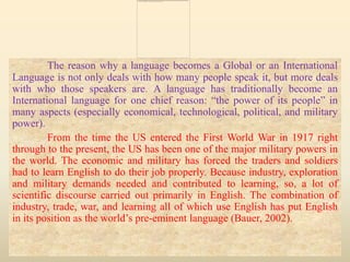 English as a global language | PPSX