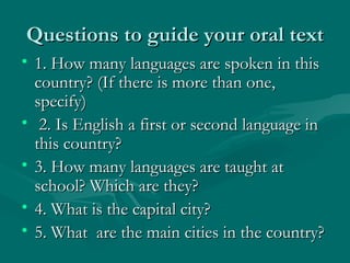 English as a lingua franca assignment | PPT