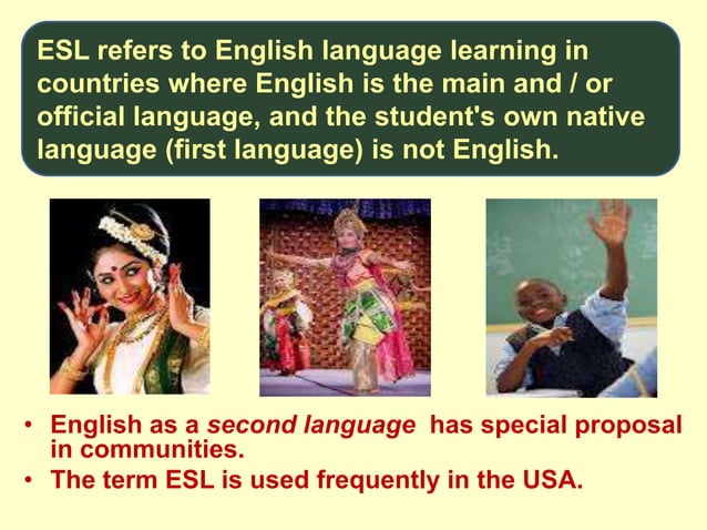 English as a native, second, foreing language and lingua franca | PPT