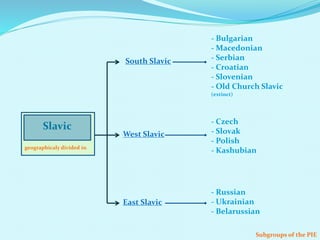 English as an indo european language | PPTX