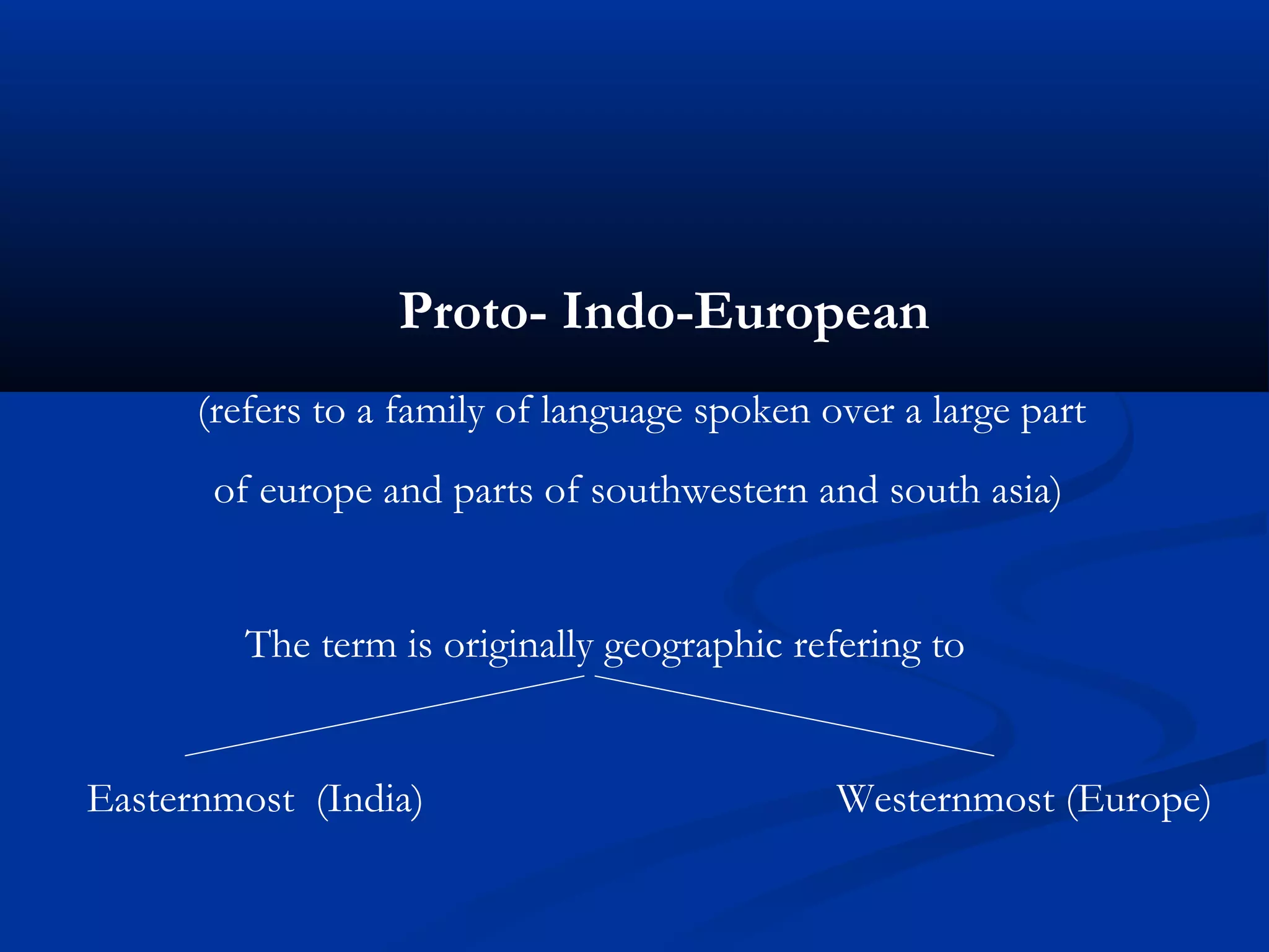 English as an indo european language (map) | PPT