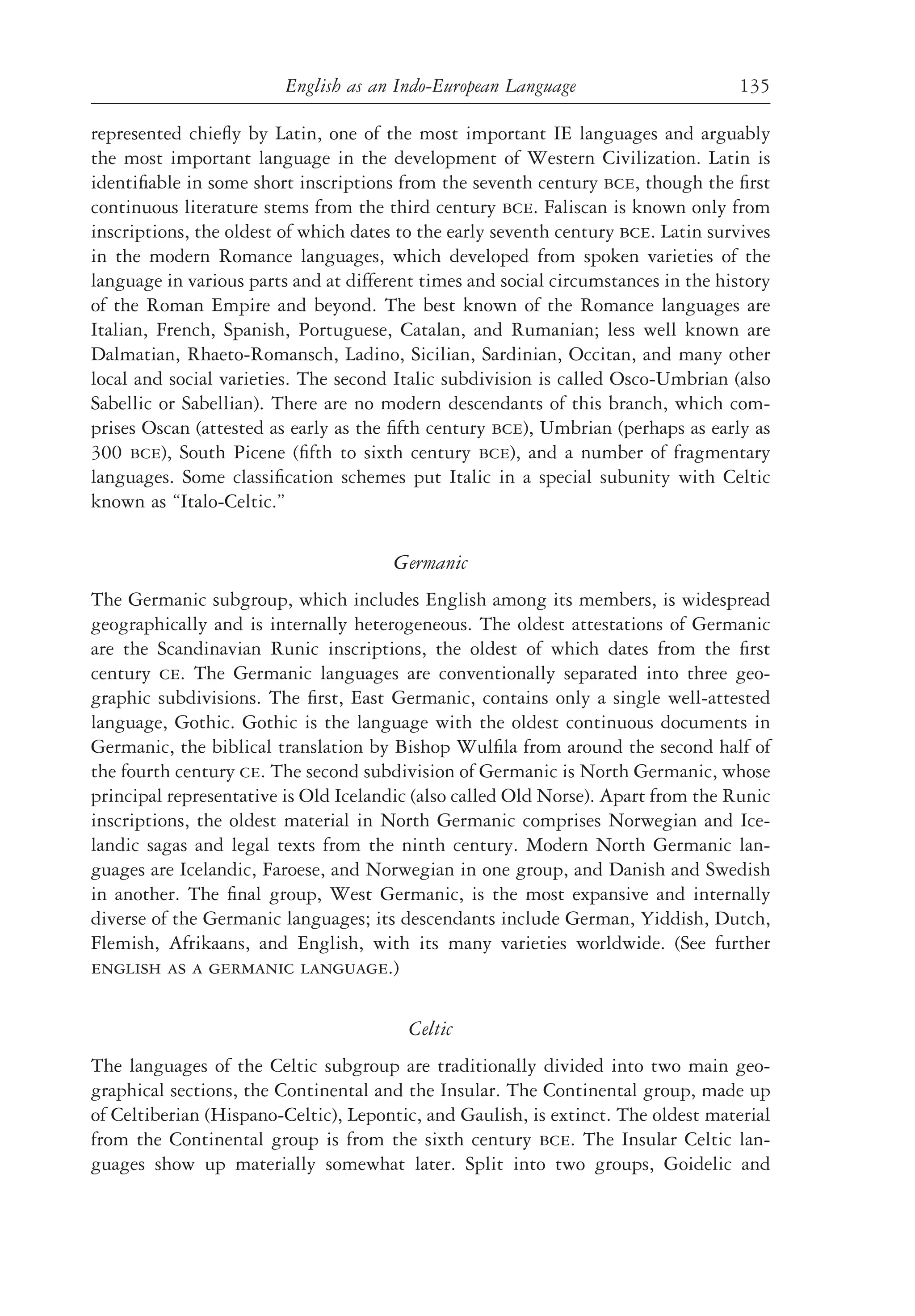 English as an indo european language text | PDF