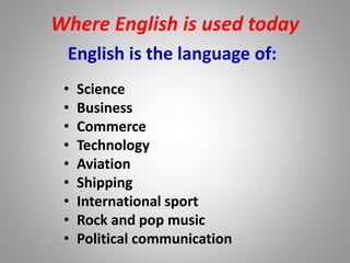 English as an international language | PPTX