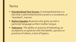 English as a second language | PPTX