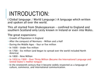 English as a World Language By: Wajid Hussain Khoso | PPT