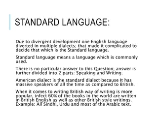 English as a World Language By: Wajid Hussain Khoso | PPT