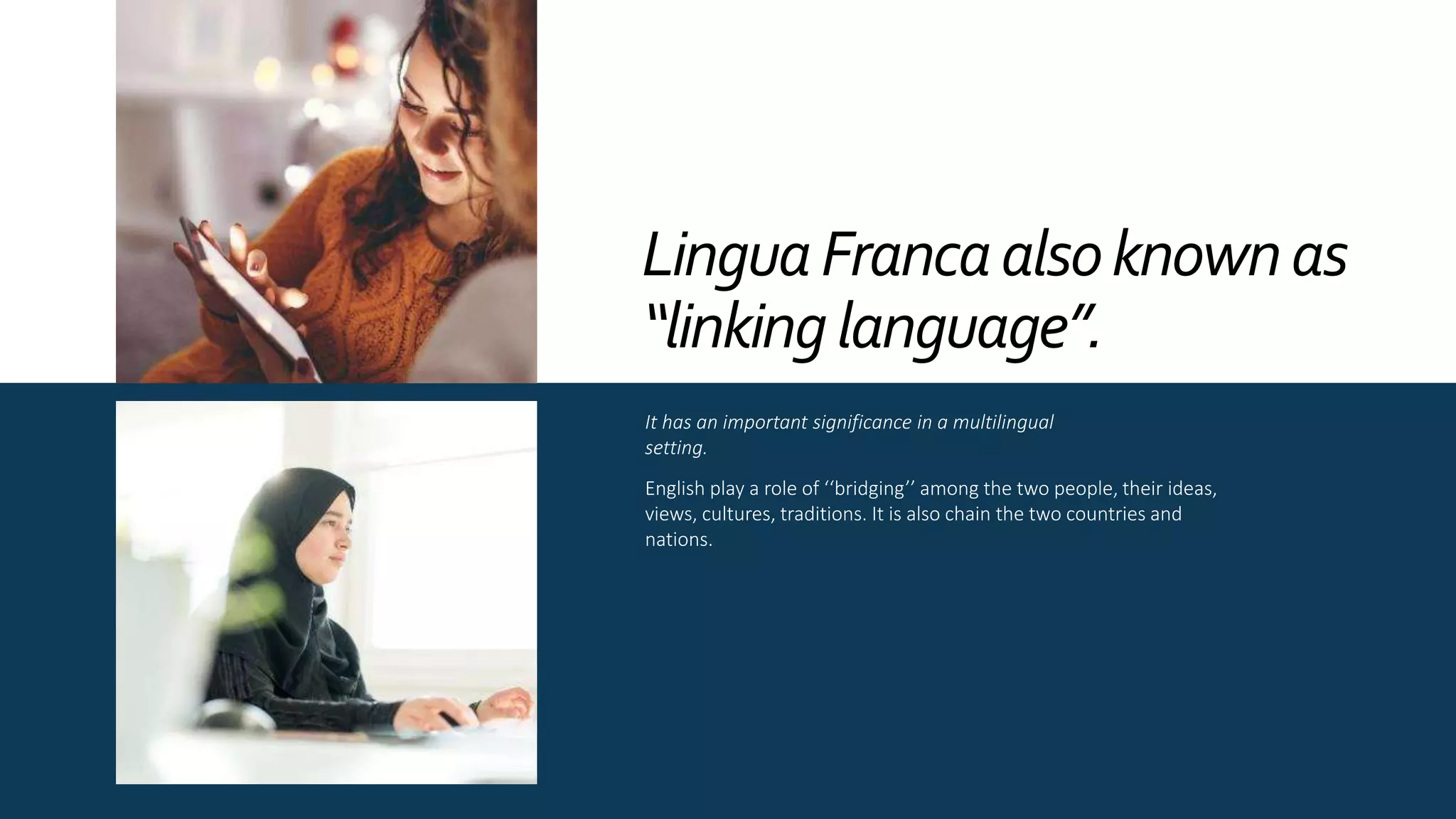 English as lingua franca | PPTX