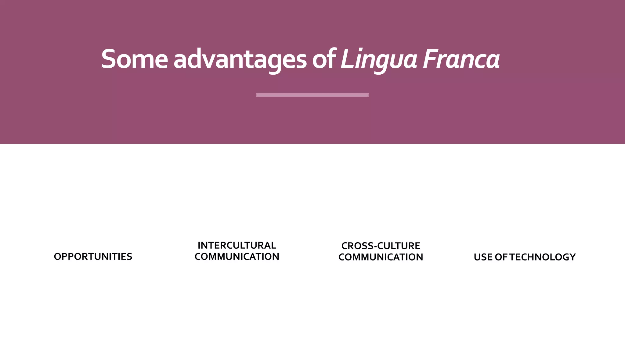English as lingua franca | PPTX