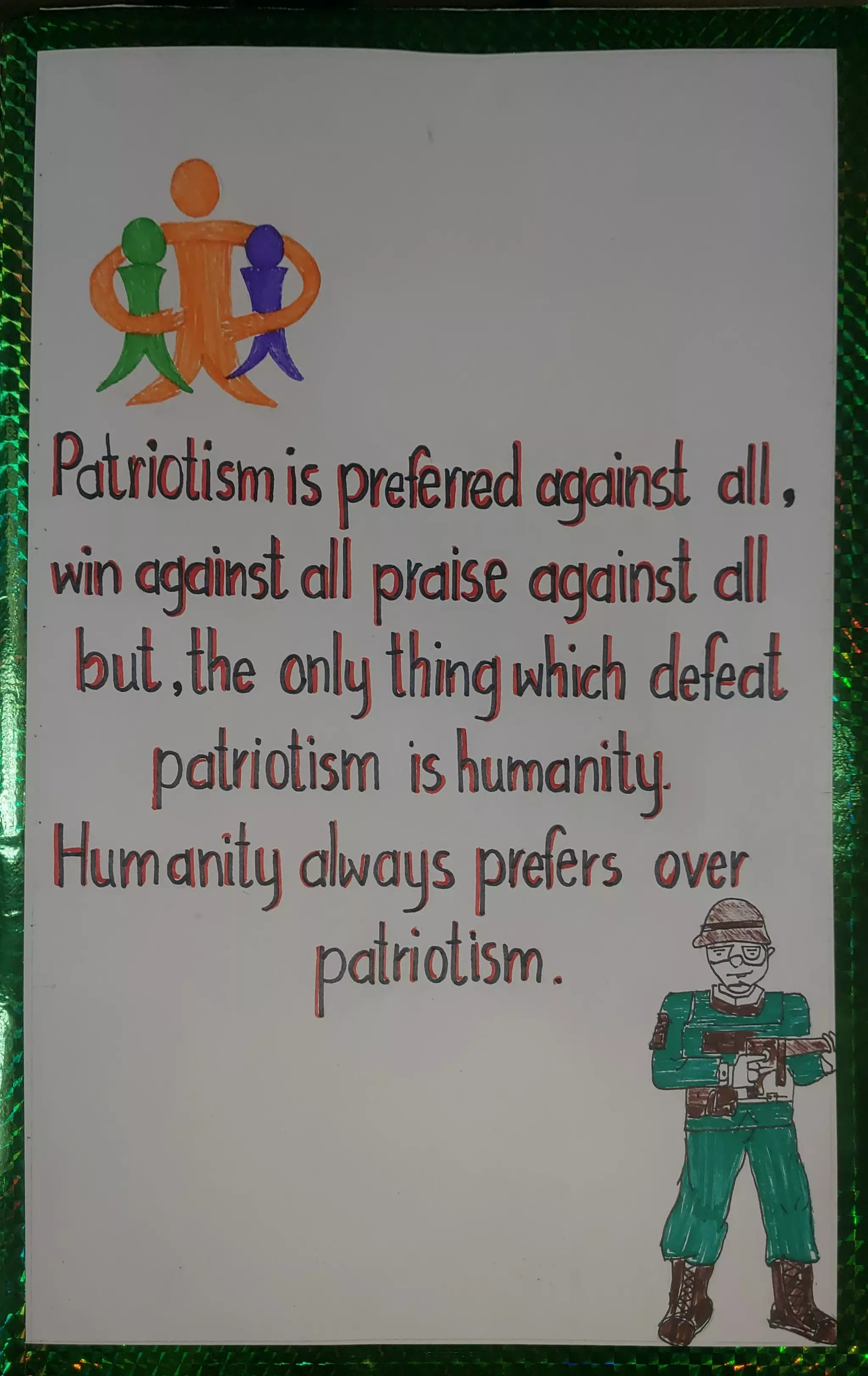 English ASL Project Work - The Enemy - The Conflict of Human Emotions | PDF