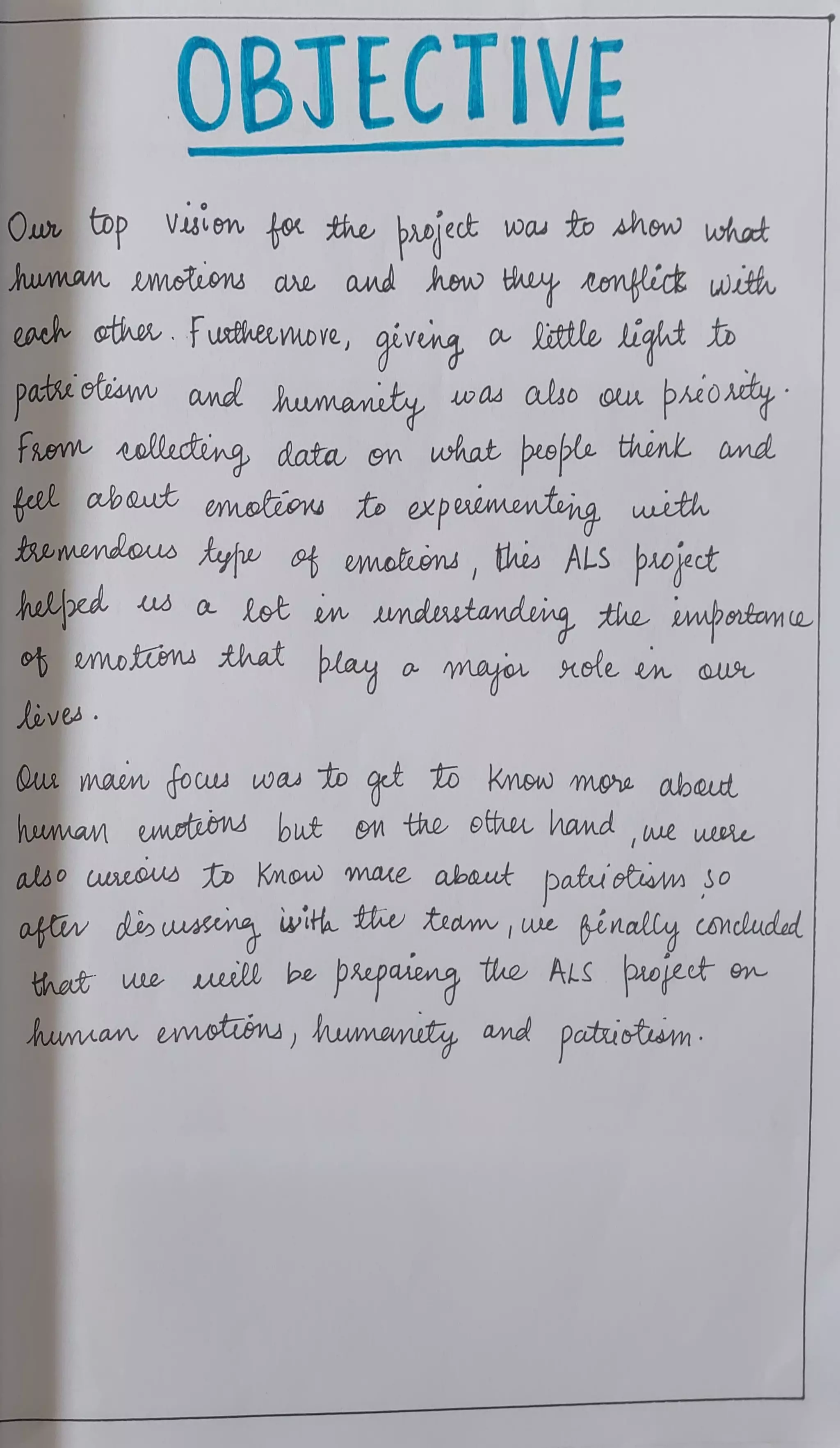 English ASL Project Work - The Enemy - The Conflict of Human Emotions | PDF