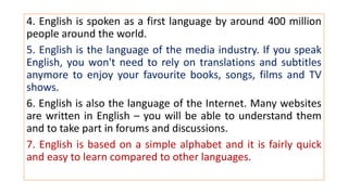 English as second and foreign language | PDF