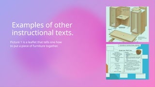 How to write an instructional text/grade 6 | PPTX