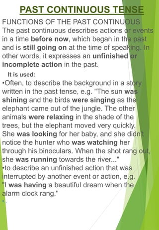 uses of tenses | PPTX | Parenting Babies and Toddlers | Parenting