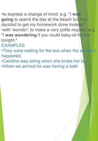 uses of tenses | PPTX | Parenting Babies and Toddlers | Parenting