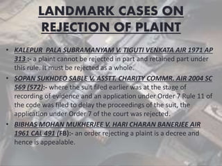 presentation on FIR and PLAINT | PPT