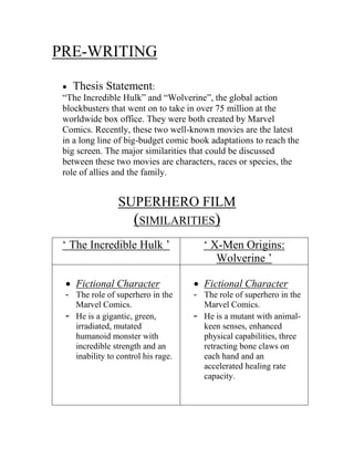 English Assignment 1 - Compare and contrast essay | DOCX | Genetics ...
