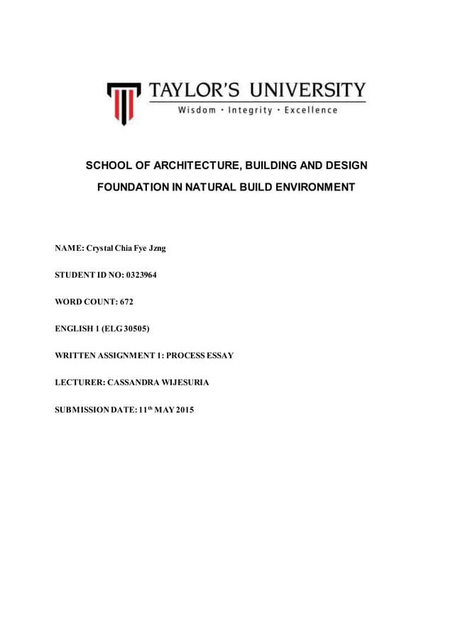 English assignment 1 | DOCX