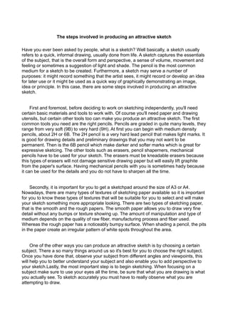 English assignment 1 essay | ODT