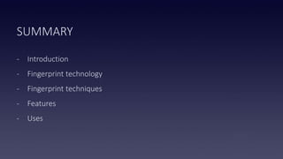 FingerPrint | PPT