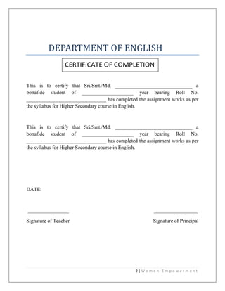 ENGLISH ASSIGNMENT INTERVIEW class xii.pdf | Women\'s Health | Healthy ...