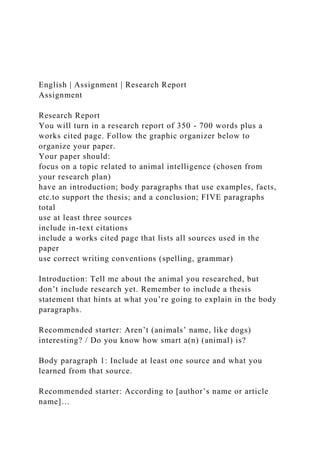 English Assignment Research ReportAssignmentResearch.docx | Desktop ...
