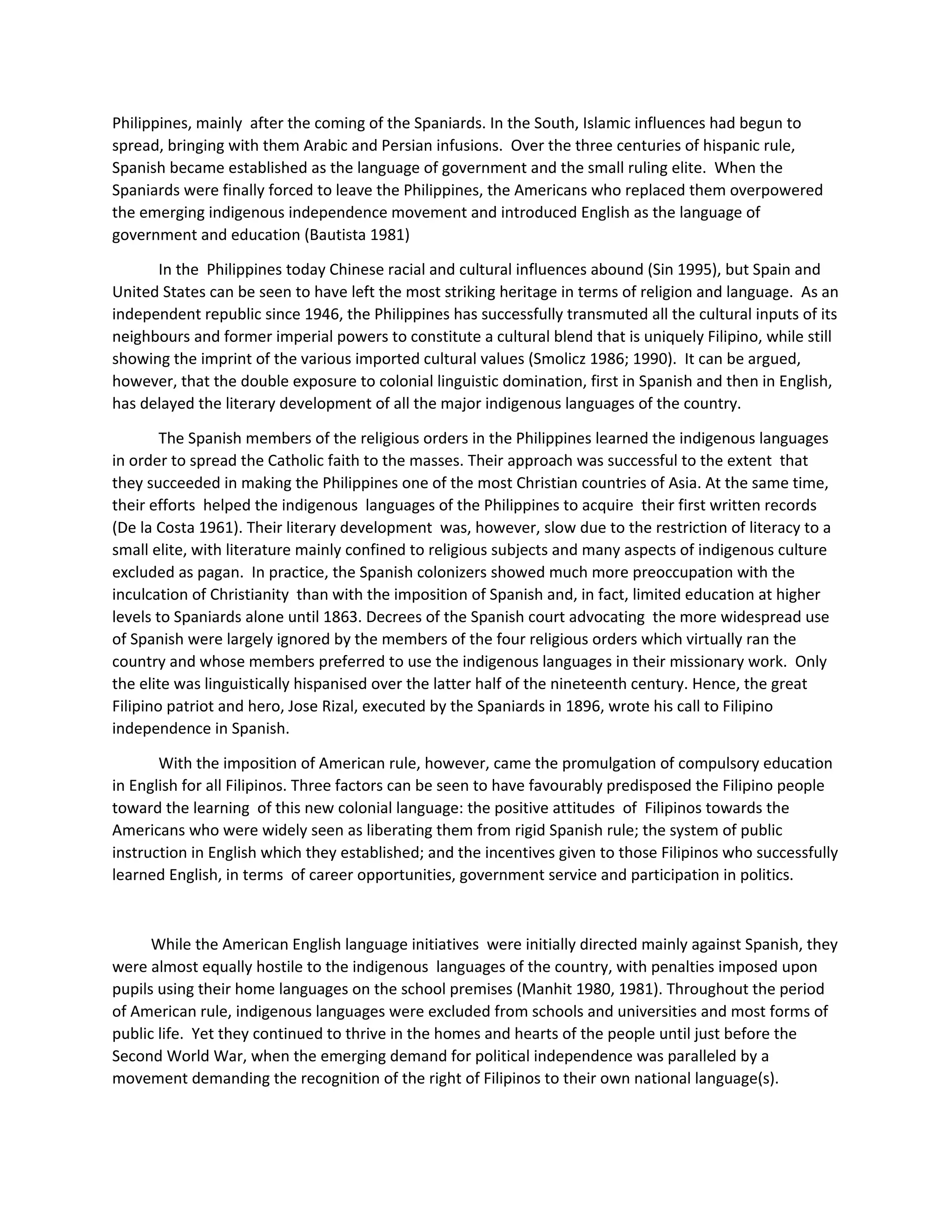 English as the medium of instruction for science and its effects on the ...