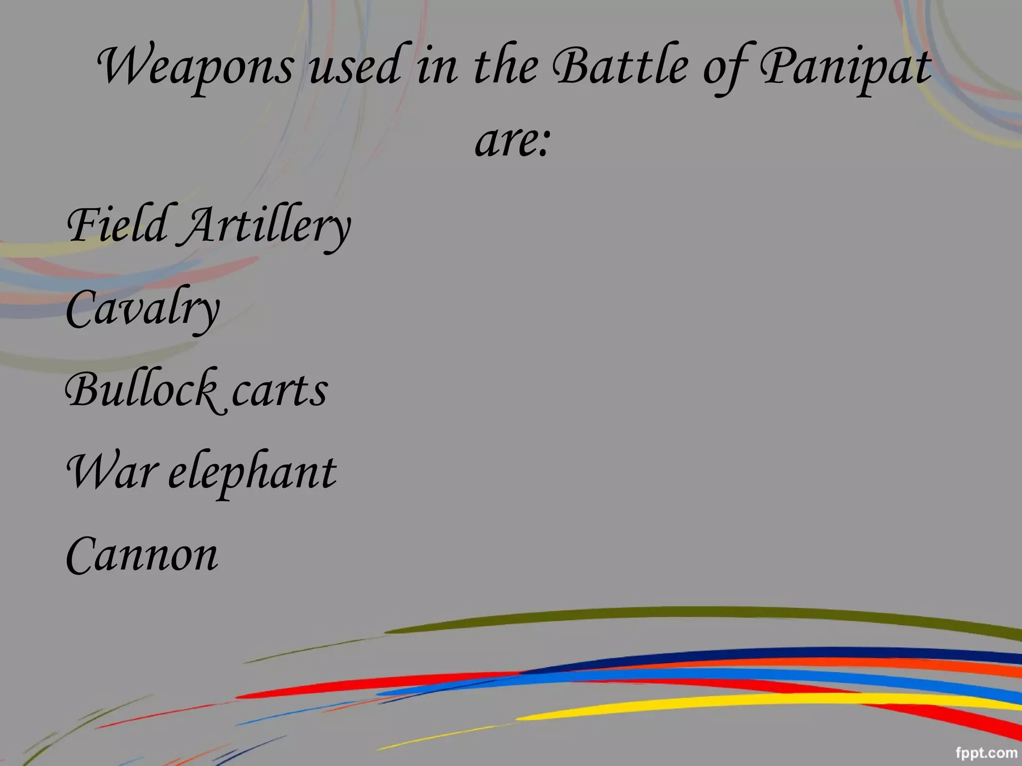 English [weapons] | PPT