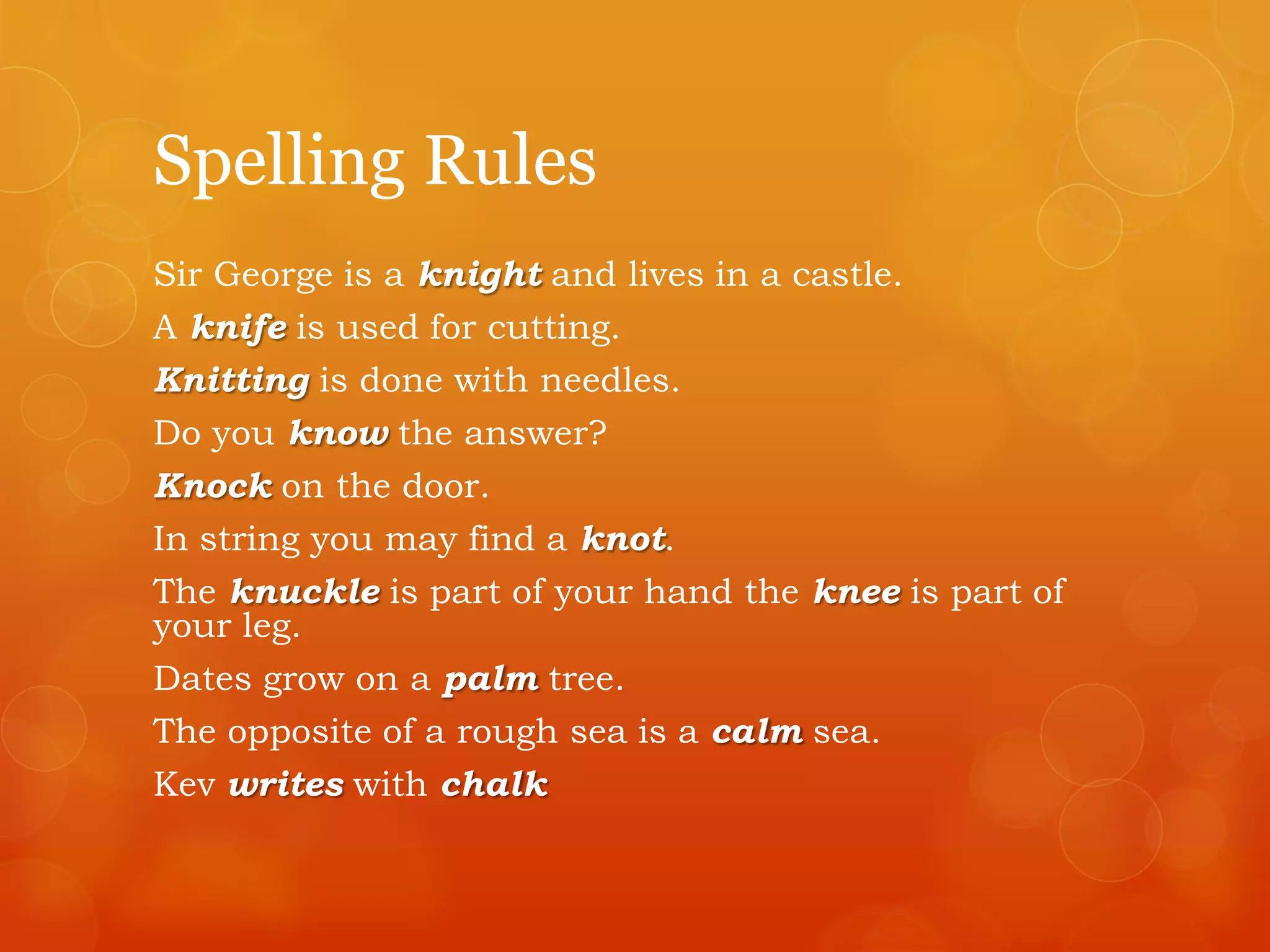 English basics spelling rules | PPTX