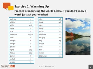 English basics for intermediate learners - Lesson 1 | PDF