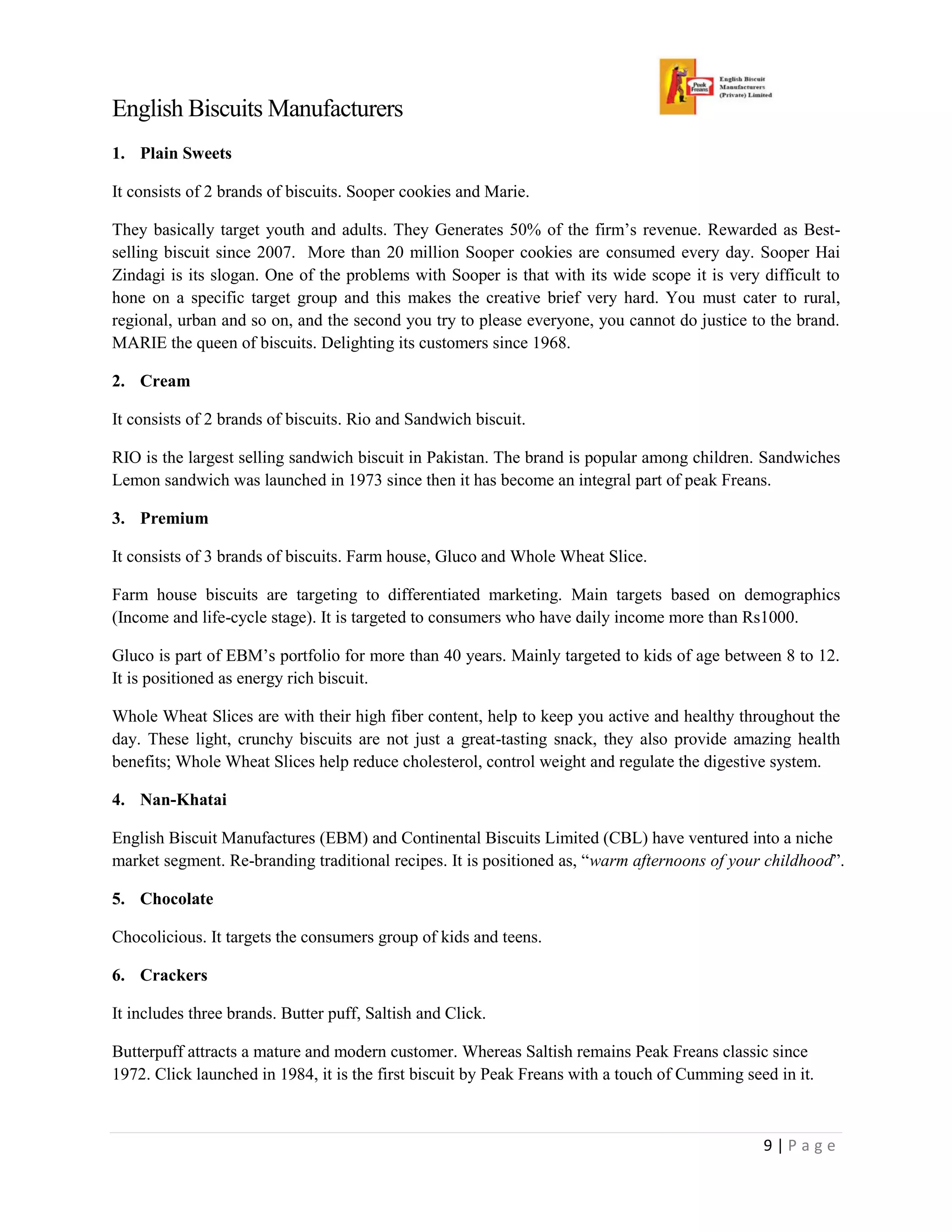 English Biscuits Manufacturers | PDF