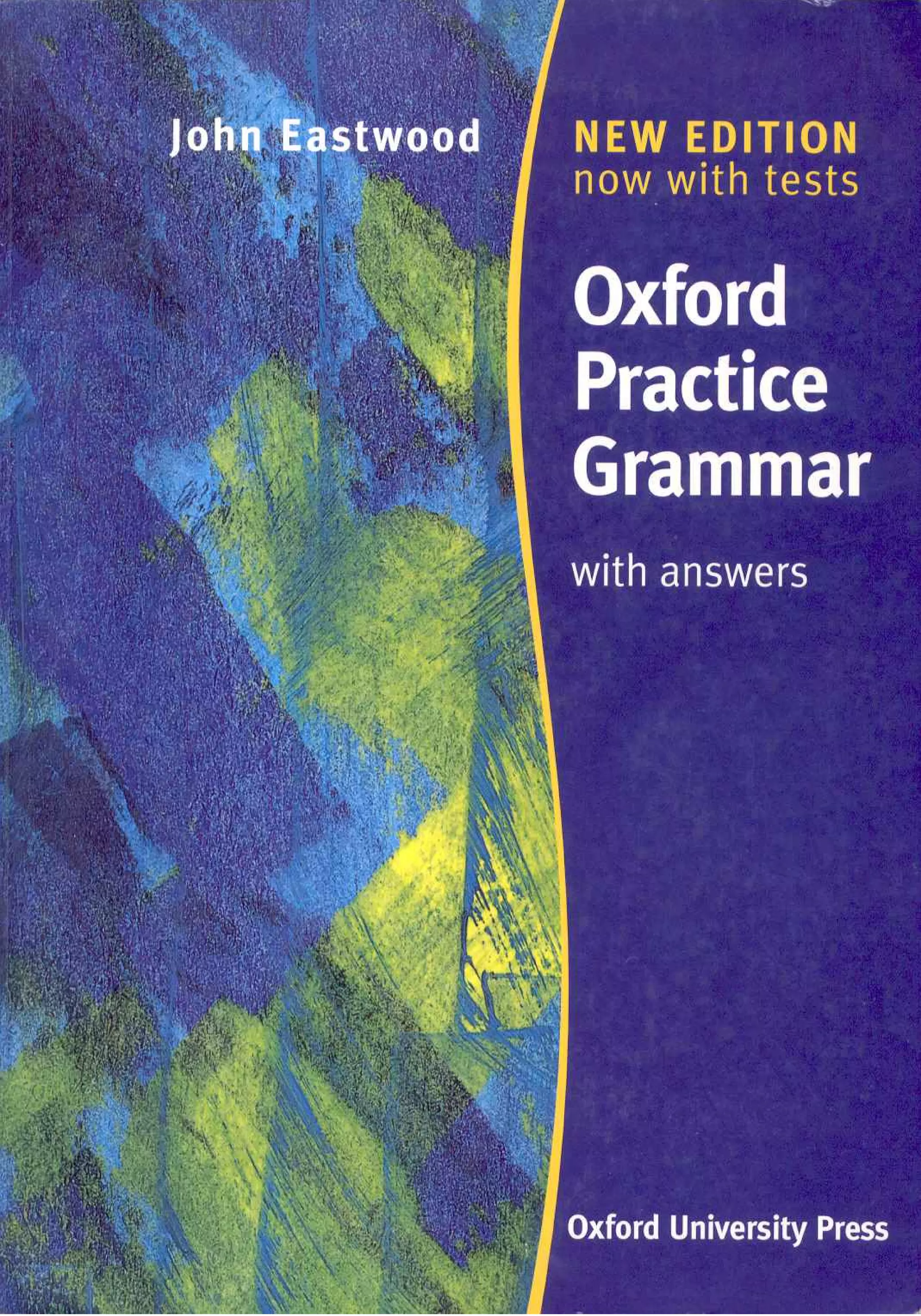 English Book Oxford Practice Grammar With Answers Pdf