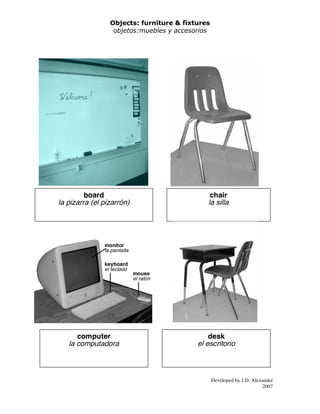 English book spanish - picture dictionary | PDF