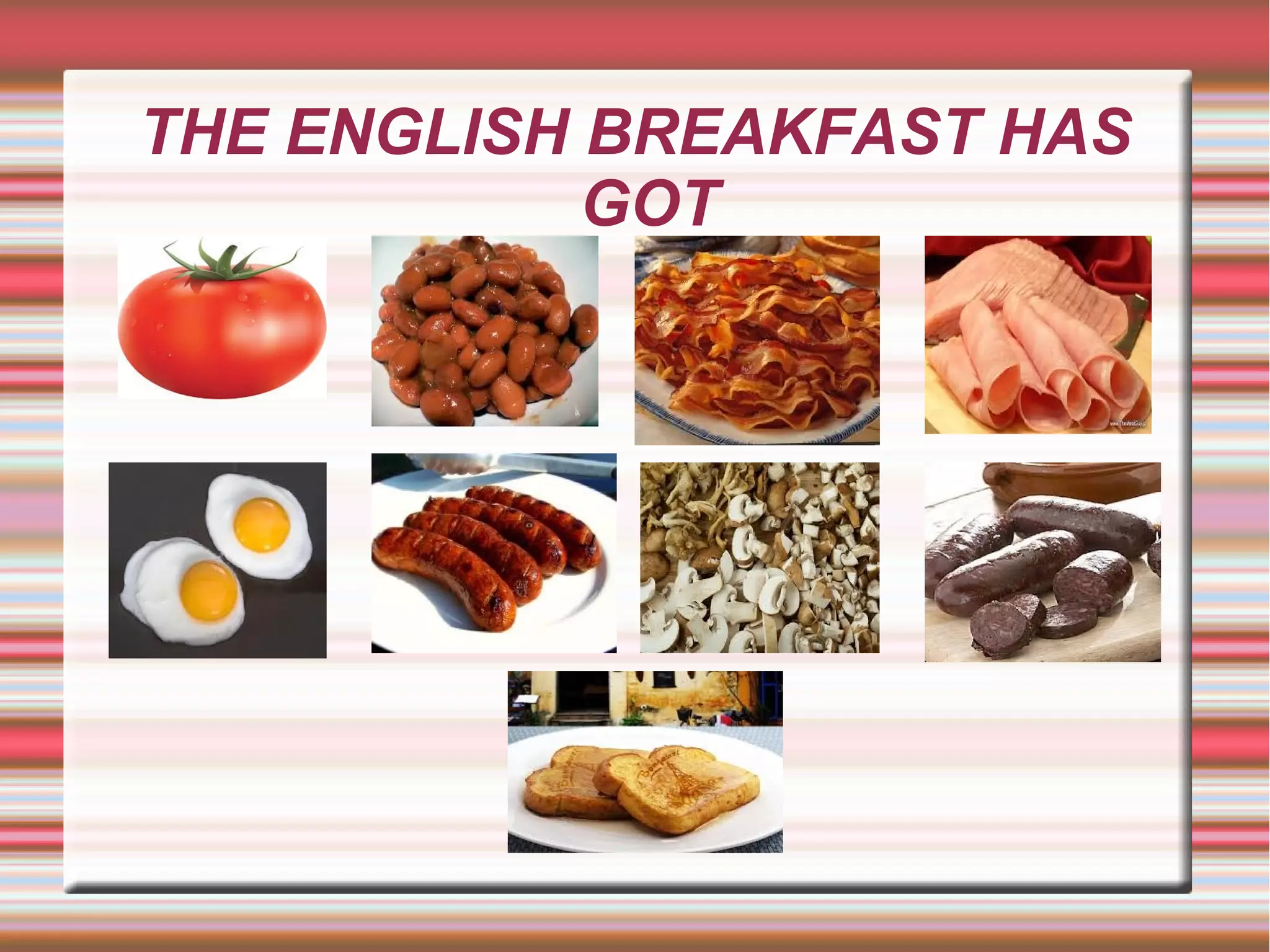 English breakfast vs. spanish breakfast | PPT