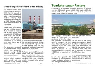 Ethiopian Sugar Industry Profile | PDF