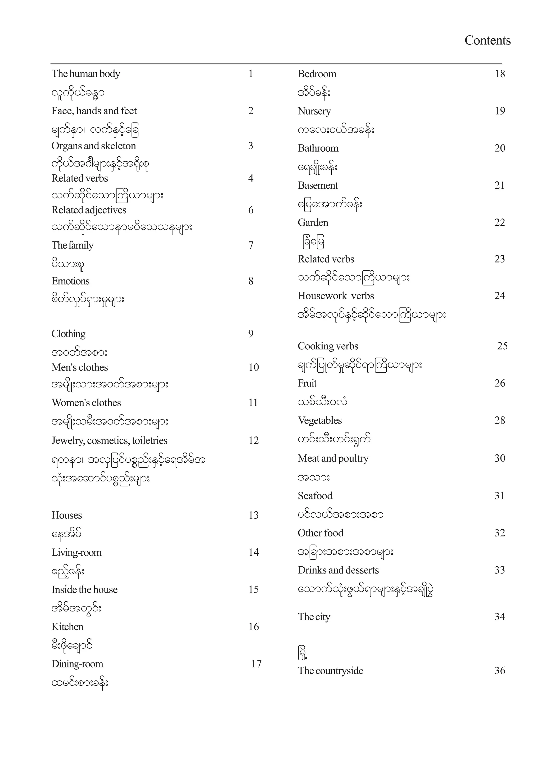 English burmese picture_dictionary | PDF