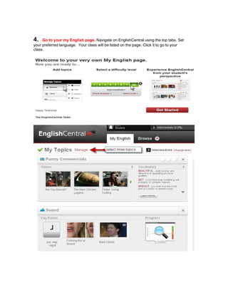 English Central User Guide | PDF