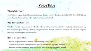 English Central v.s Voicetube | PPT