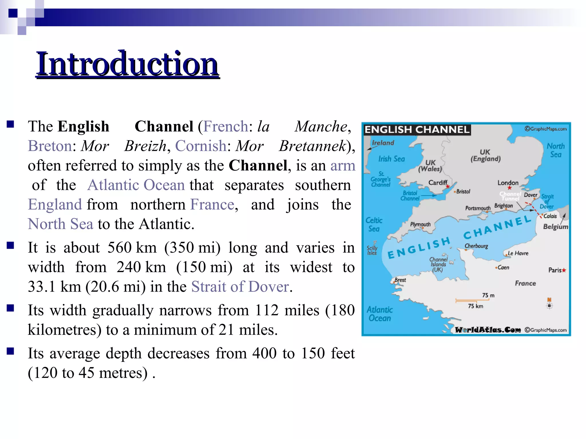 English channel | PPT