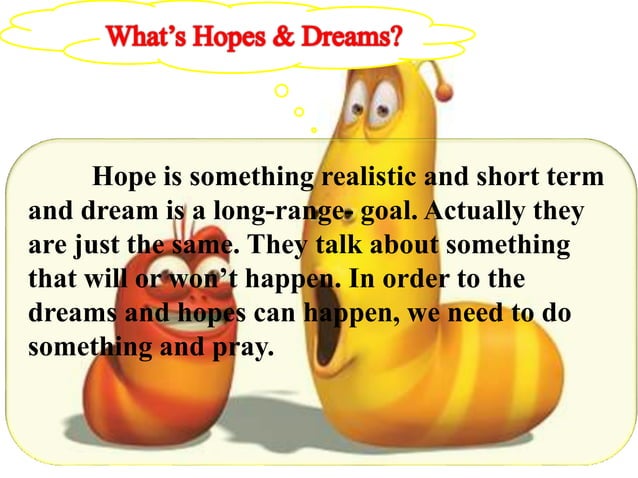 Hope and Dream (Biographical Recount) | PPTX