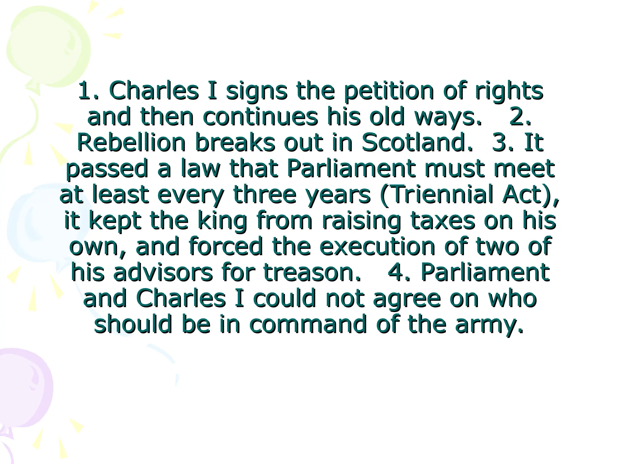 English Civil War Glorious Revolution Powerpoint.ppt