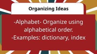 ENGLISH CLASS organizing ideas gr 6.pptx