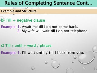 English Class-Part 1- Completing Sentence (PowerPoint).pptx