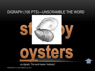 English class unscramble words game | PPSX