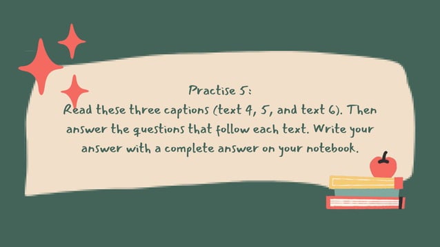 Materi tentang Creating Caption for XII grade. Sudah termasuk ...