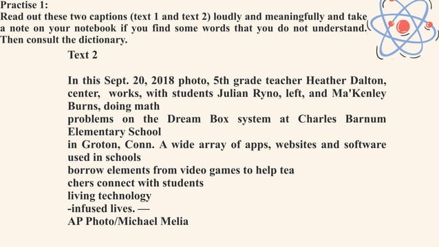 Materi tentang Creating Caption for XII grade. Sudah termasuk ...
