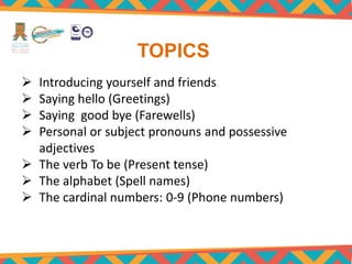 English class #1 | PPTX